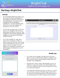 BrightChat Documentation for Teachers | BrightArrow Technologies